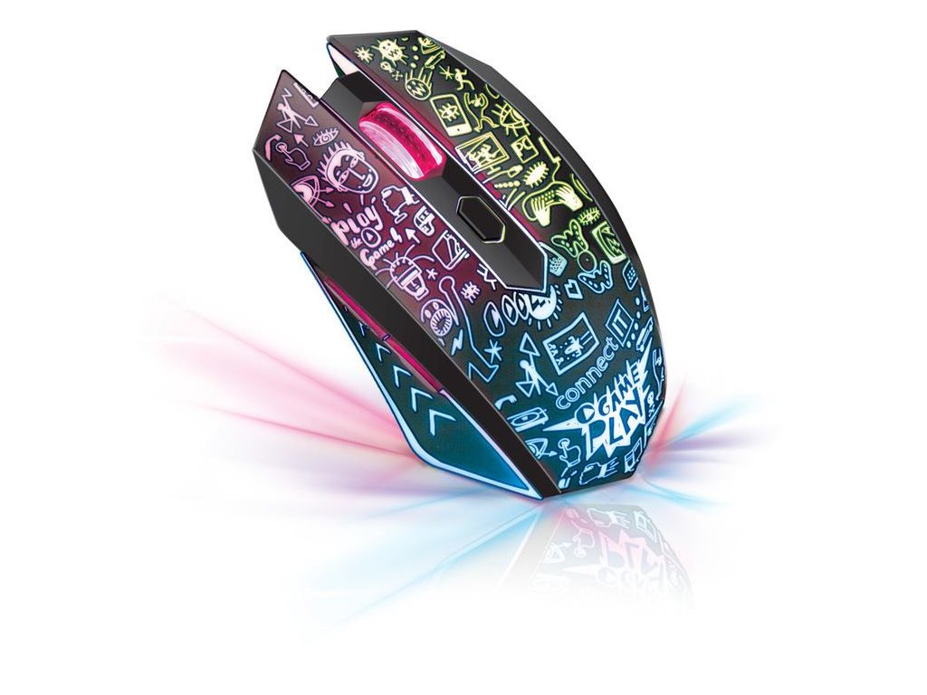 CONNECT IT CMO-3510 Doodle II black - ATRIA.SK