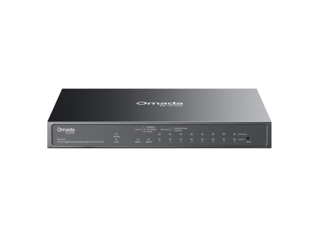 TP-Link ES210GP, 10-Port Switch Omada SND PoE+ - ATRIA.SK